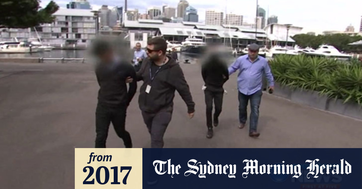 Video Two Arrested In Sydney Drug Raid